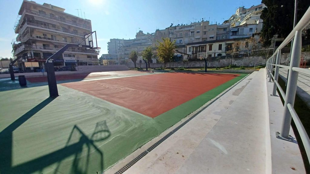 ΔΗΜΟΣ ΚΑΒΑΛΑΣ: Έτοιμα τα γήπεδα μπάσκετ στο 12ο Δημοτικό Σχολείο ...